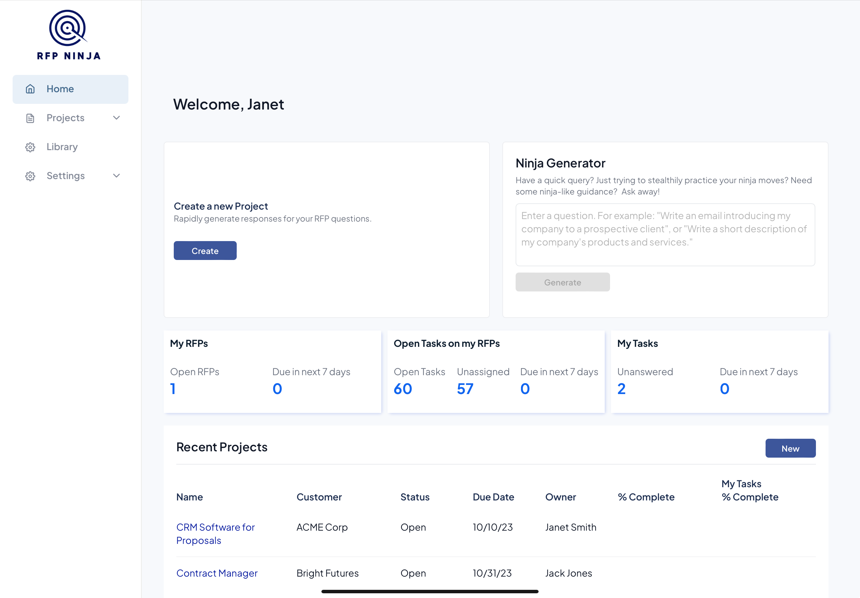 RFP Ninja | Speed Up RFP Responses And Win More Business